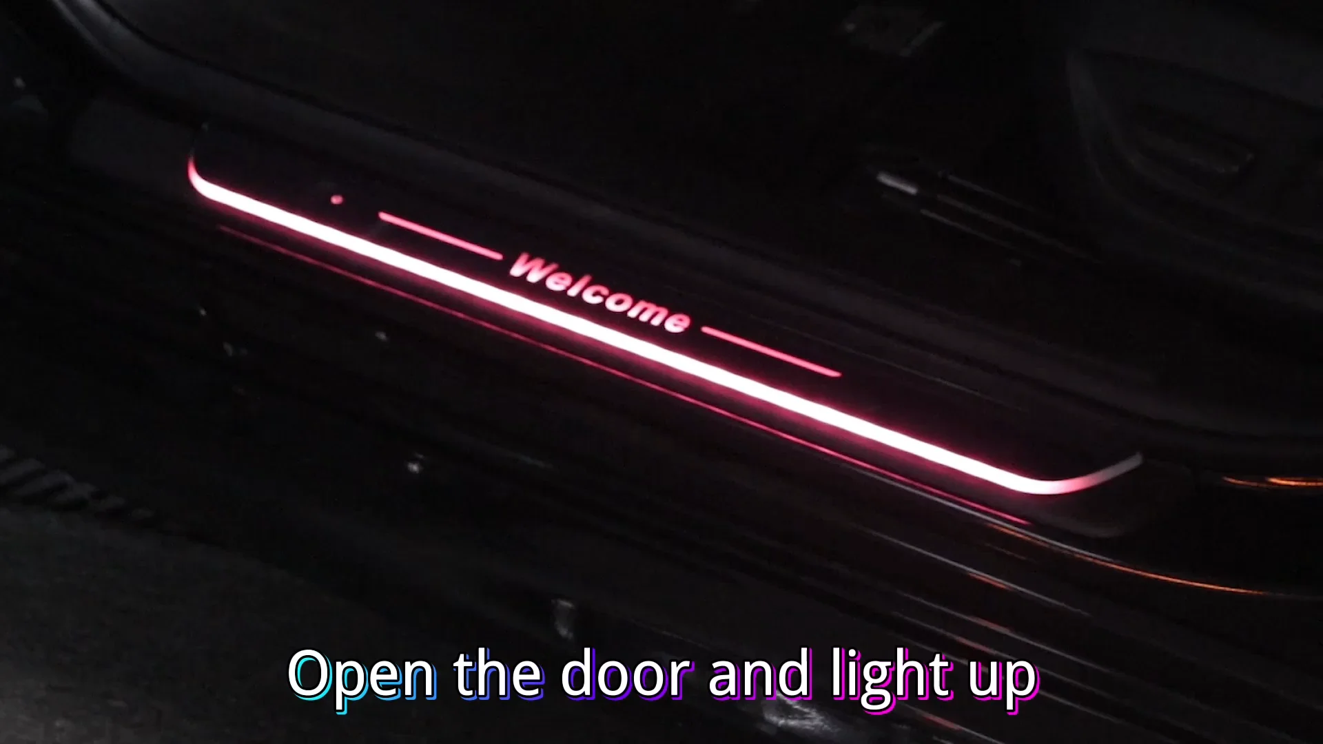 Wireless Car Logo Led Welcome Pedal Light Car Door Light Strip Led ...