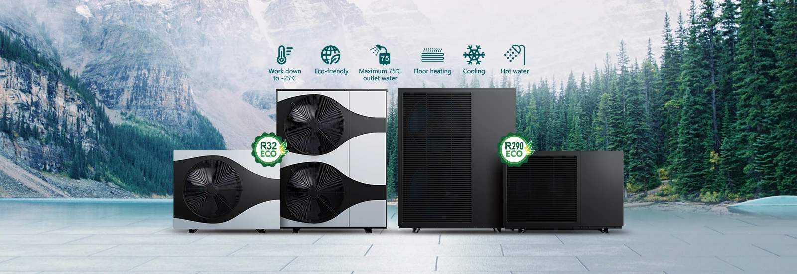 R32/R290 Monoblock Split Type China Heating Pump - Efficient Heating ...