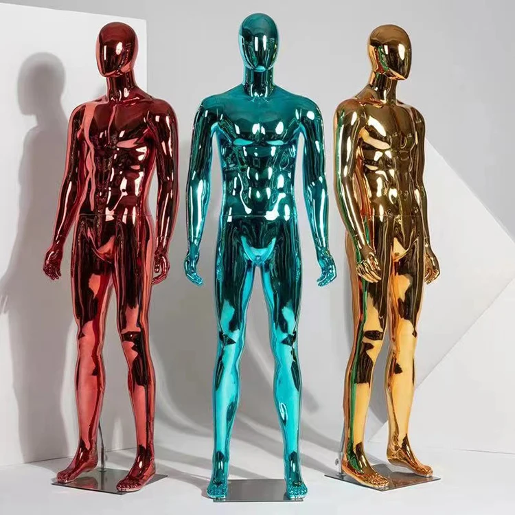 Colorful Chrome Mannequins - Perfect for Window Displays