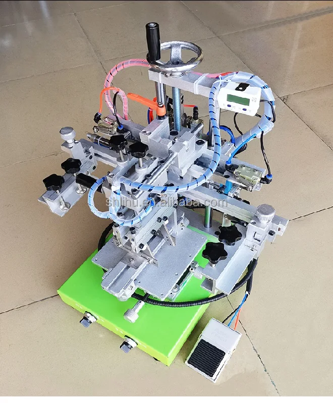 Semi Automatic Small Logo Silk Screen Printing Machine For Perfume ...