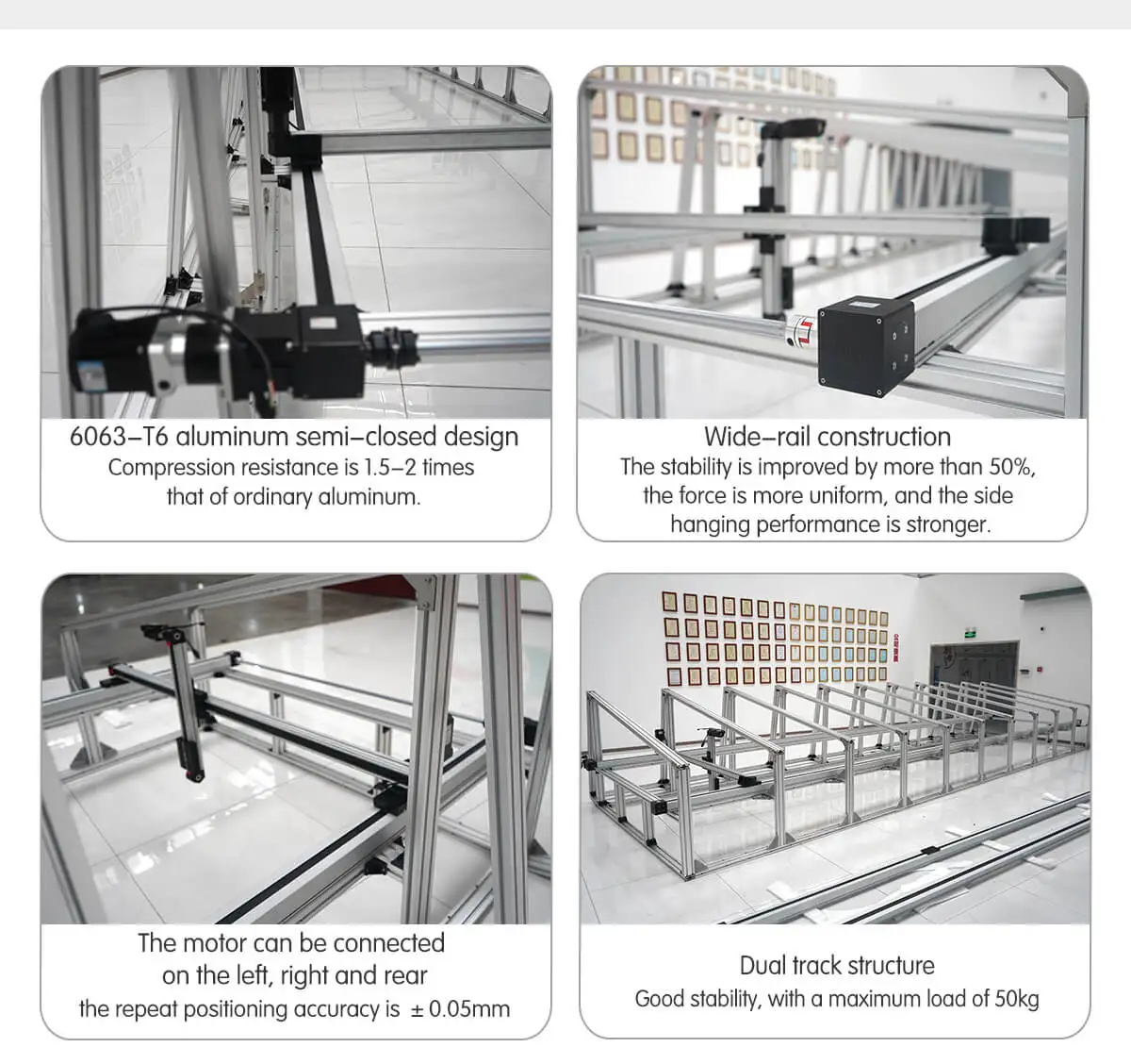 Linear Motion XYZ Stage Gantry Robot Multi-axis Positioning Guide ...