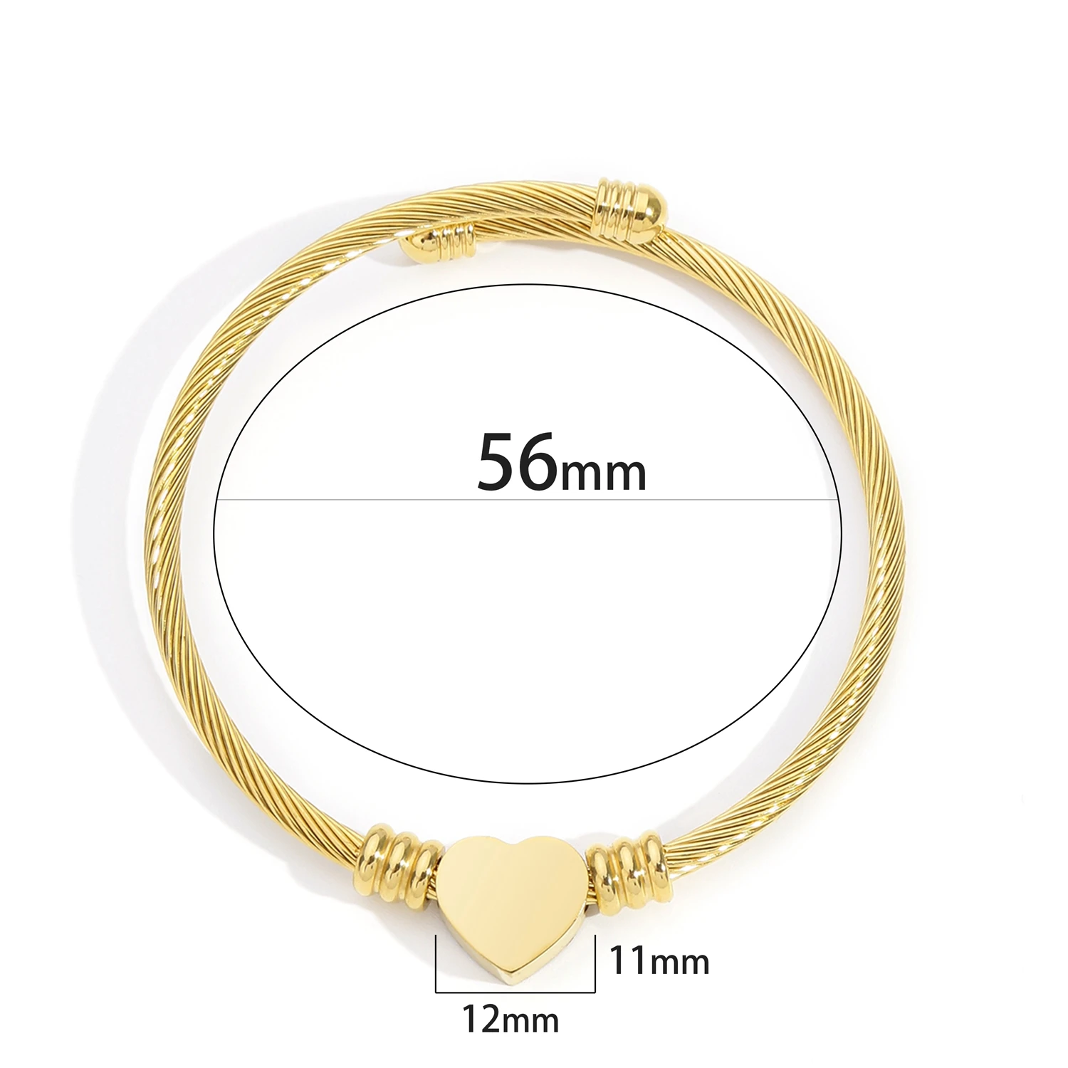 High Quality 18k Gold Plated Diamond Hanging Lock Heart-shaped Bracelet ...