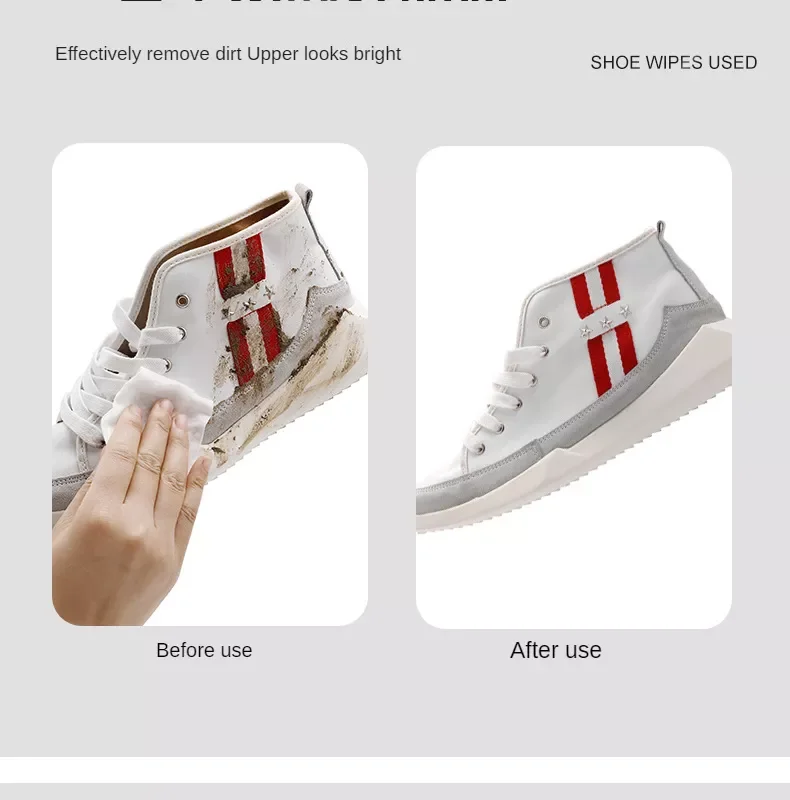 Quick Cleaning Shoes Wipes - Custom Logo & Eco-friendly