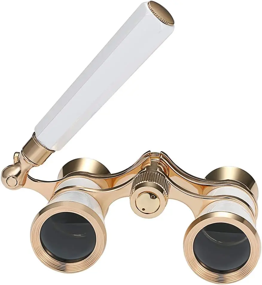 3x25 Opera Binoculars - Coated Lens Telescopes for Theater