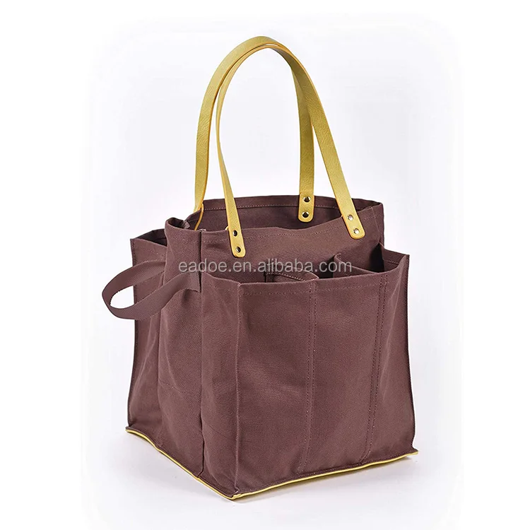 Ew0120 Sturdy Heavy Duty Canvas Tote Bags Shopping Farmers Market Tote ...