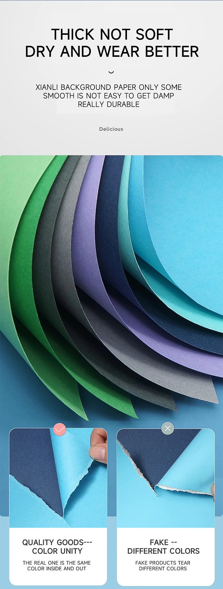 2.72x11m Genuine Portrait Photo Studio Solid Colour Seamless ...