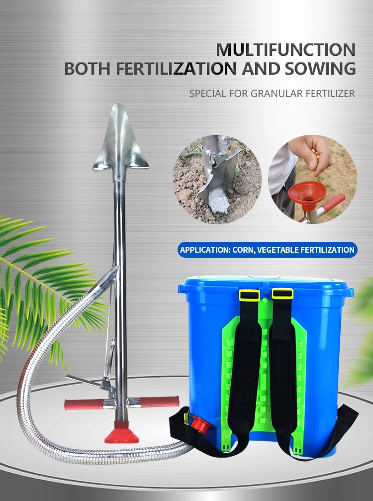 Small Manual Fertilizing Applicator Machine Shovel Farm Multifunction ...