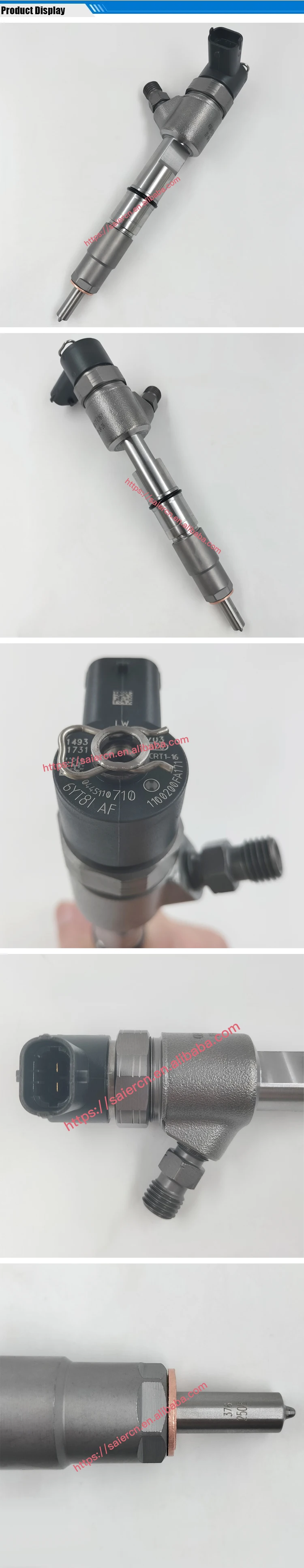 High Quality Diesel Fuel Injector 1100200fa171 0445110710 For Jac ...