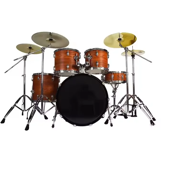 Wholesale Percussion Instruments Beginner Adult Drum Set Jazz Drums 5 ...