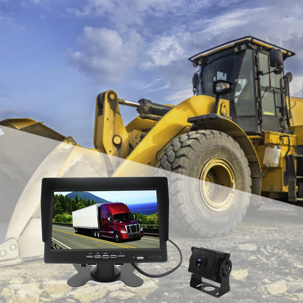 24v Truck/bus Reversing Camera System With 7 Inch Digital Monitor 1080p ...