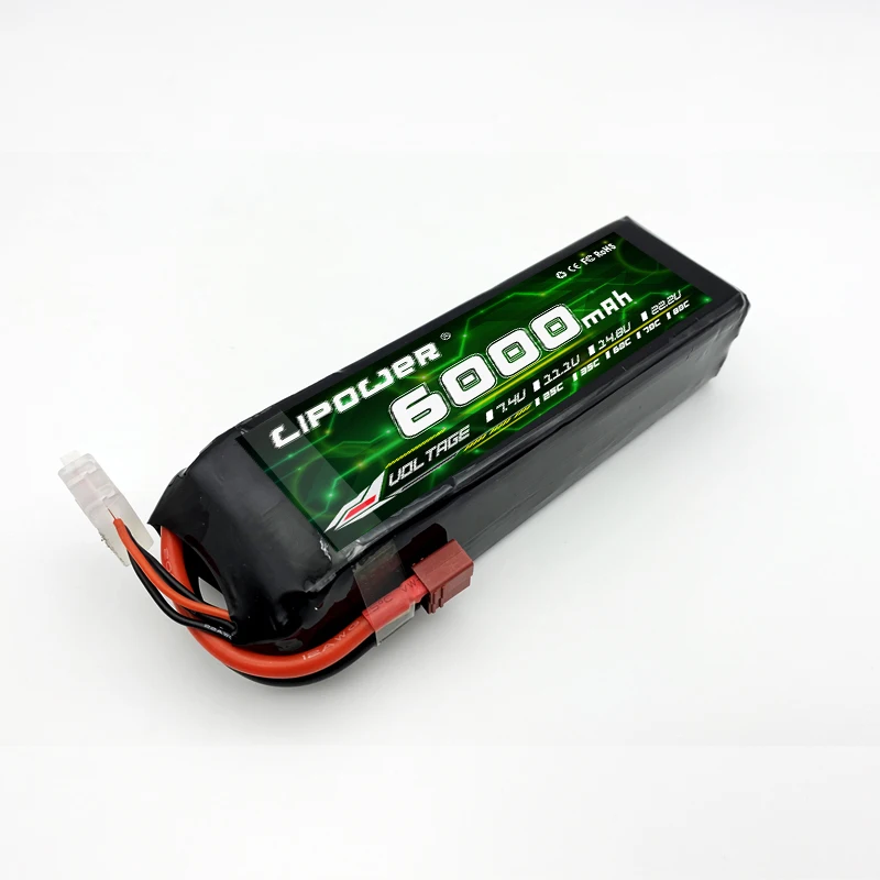 Fpv Drone Battery 6000mah 6s 25c 22.2v Lithium Polymer 4s 5s 6s Uav Battery For Rc Drone ...