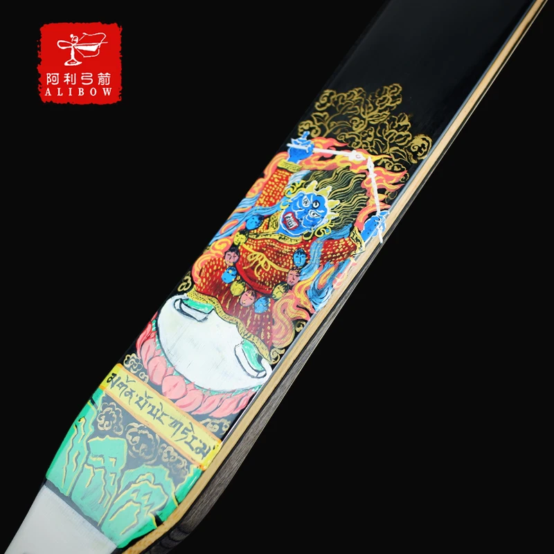 Alibow Traditional Recurve Bow - Custom Exquisite Painted Decoration ...