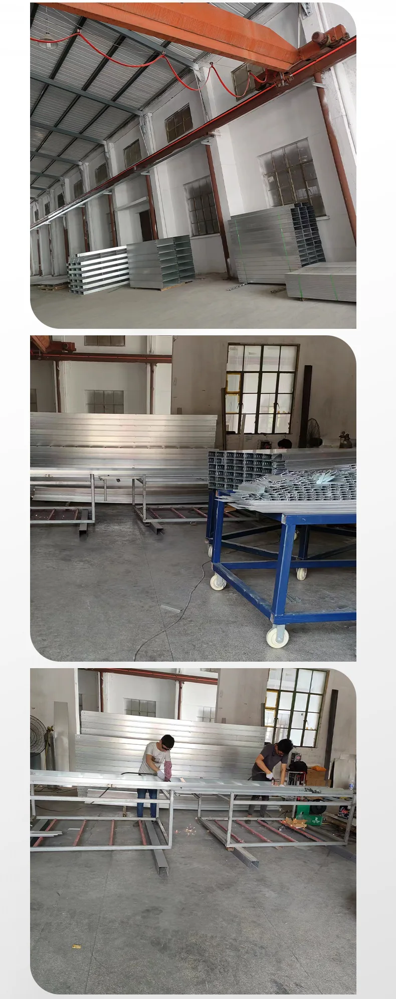 Wire Mesh 4-Pack Cable Tray Corner Bars - L-Shaped Galvanized Splice ...