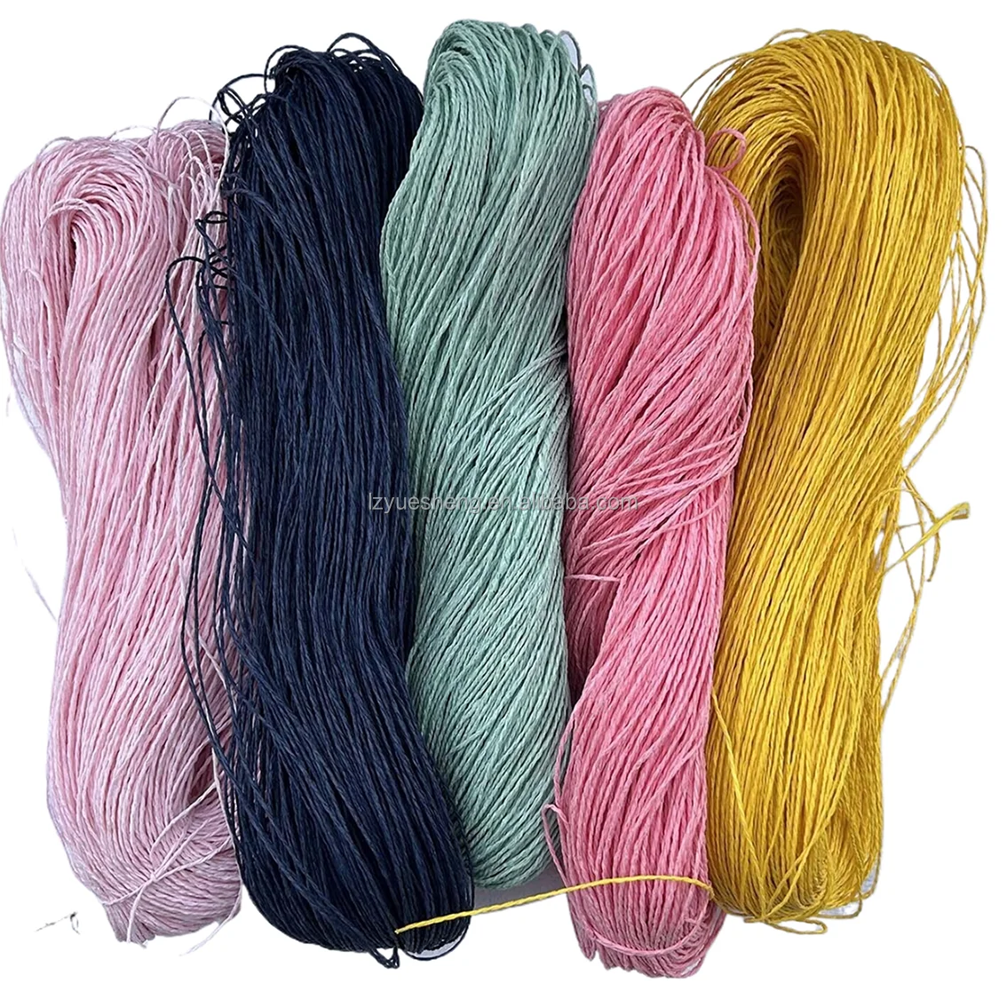 Craft Raffia Cord Stripes Paper String Rope Affia Yarn Paper Raffia for ...
