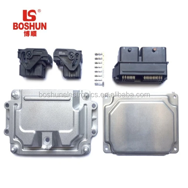 Automobile ECU Aluminum Enclosure with 80 Pin Connectors