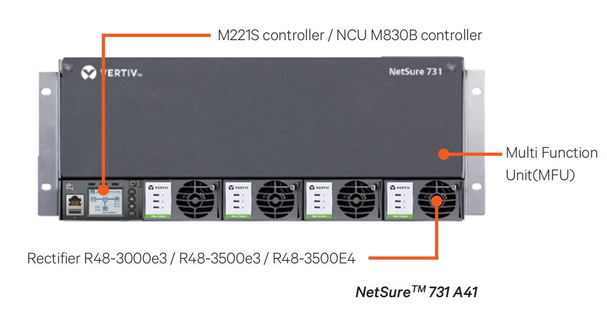 Emerson Vertiv Netsure 731 A41 - Reliable DC Power System