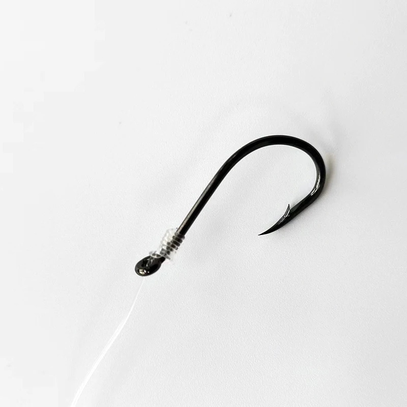 Snelled Fishing Octopus Beak Hook Rig With Fluorocarbon Line - Buy ...