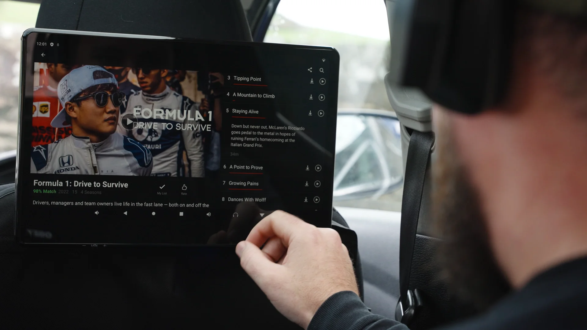 Xtrons 14 Inch Car Advertising Touch Screen For Car Rear Seat Android ...