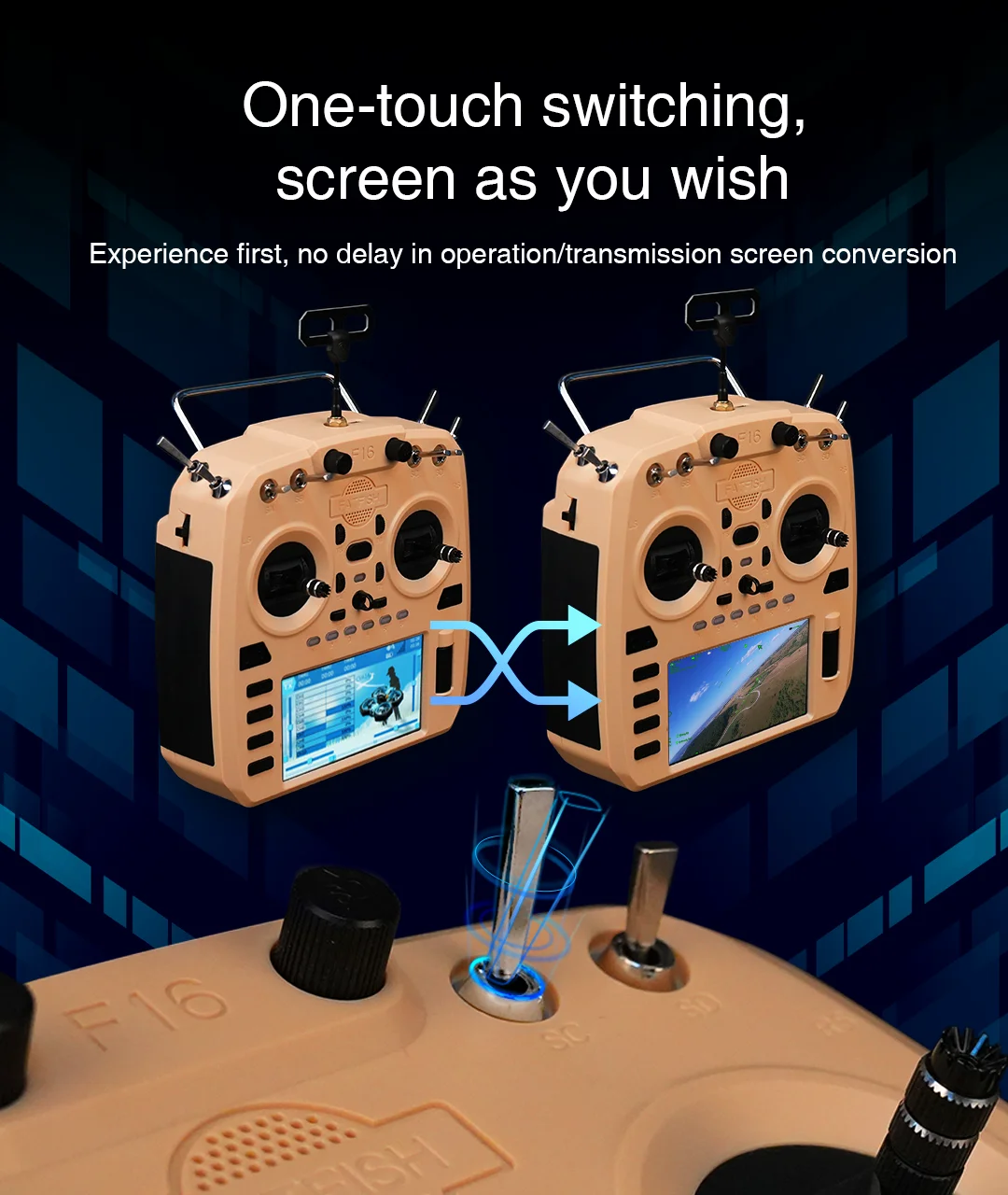 F16 FPV Drone Remote Controller - Long Distance Control