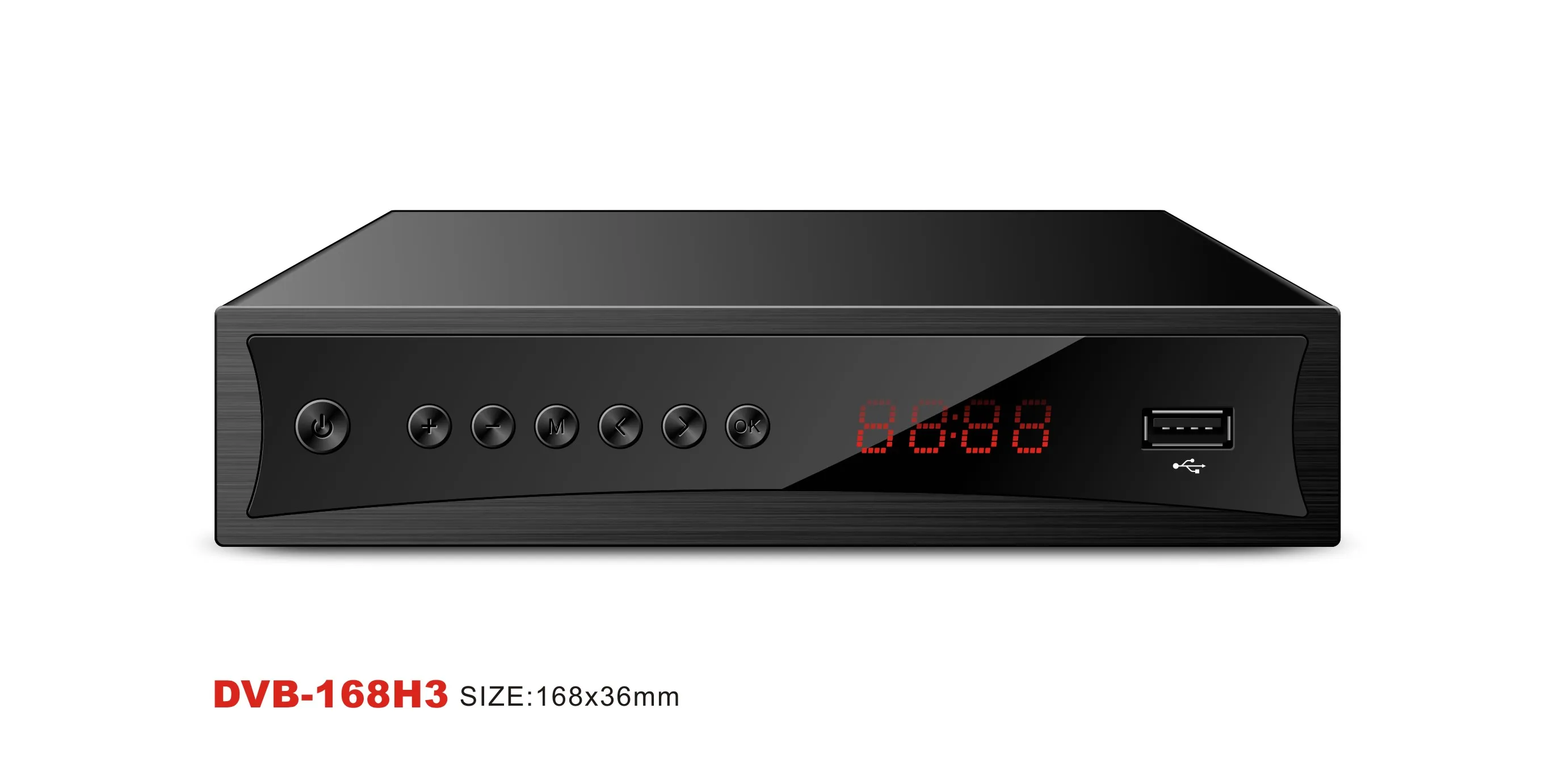 Antenna Tdt Receiver Digital Terrestrial Tv Tuner Dvb-t2 H.264 Free To ...