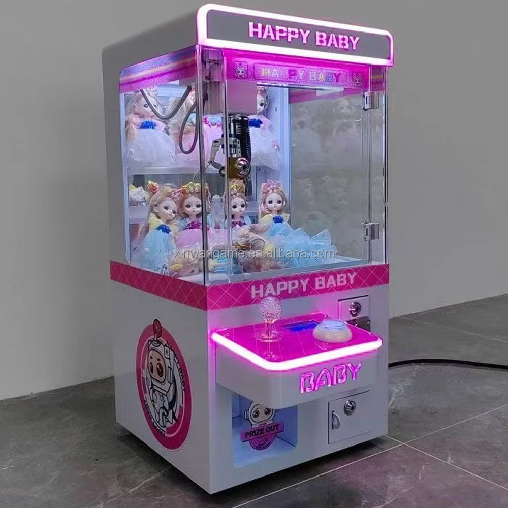 Mini Tabletop Coin-Operated Claw Crane Machine Small Arcade Bounce Ball ...