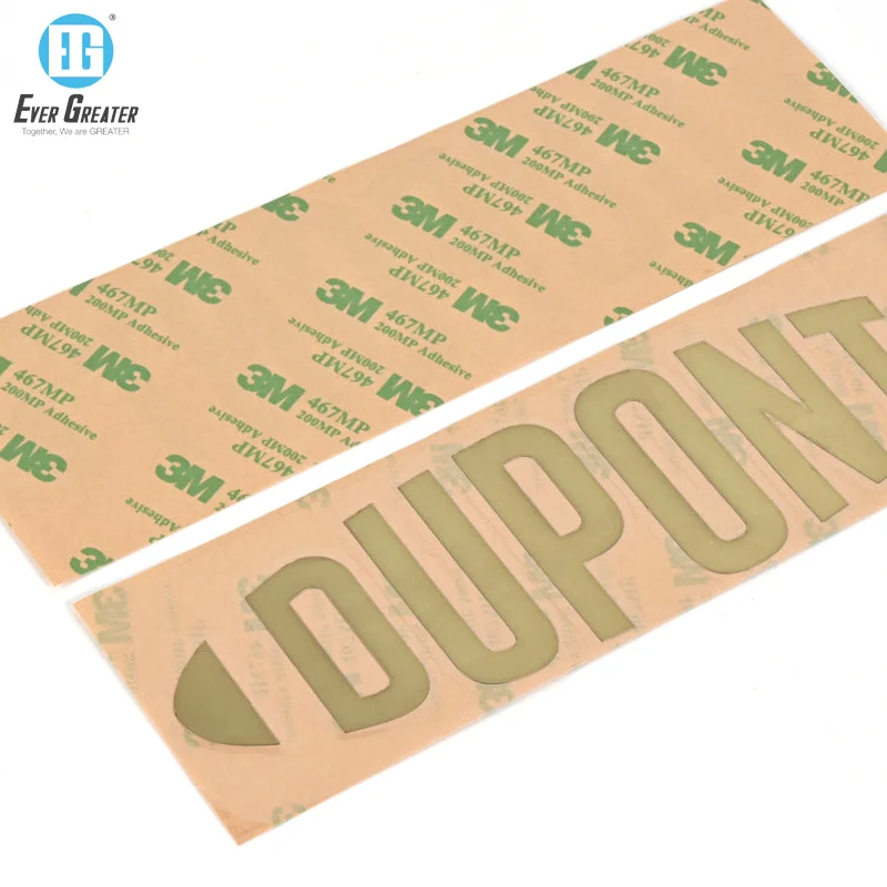 Custom Individual Logo Electroforming Foil Metal Transfer Sticker For ...