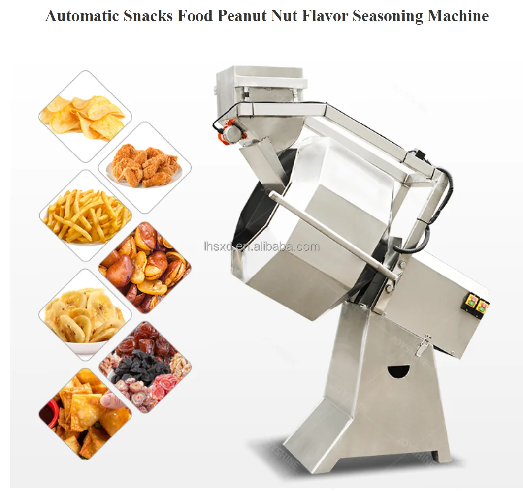 Commercial Snack Food Cashew Flavour Popcorn Mixer/snack Food Flavour ...