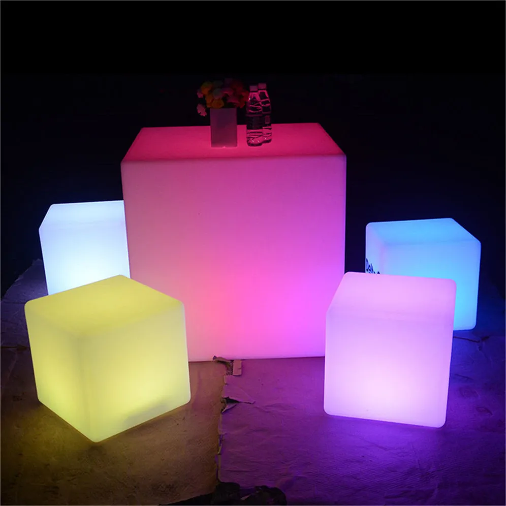 Rgb Color Change Illuminated Light Up Portable Bar Tables Outdoor Led ...
