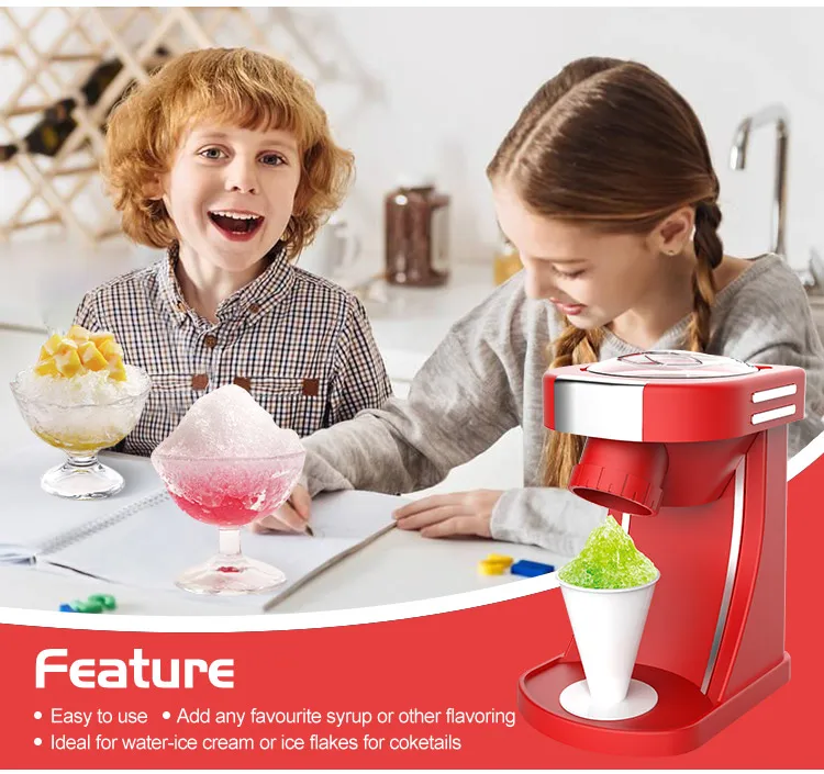 High Quality Ice Crusher Machine Mini Portable Snow Cone Maker For Home ...