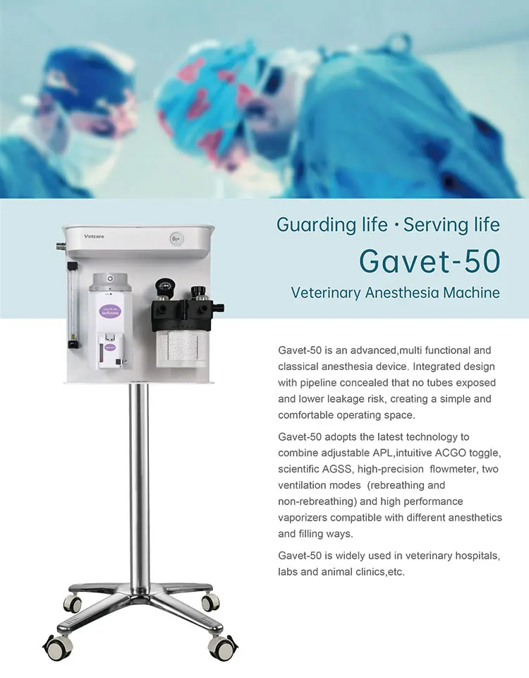 Vetcare Professional Animal Anesthesia Equipment Isoflurane Evaporator ...