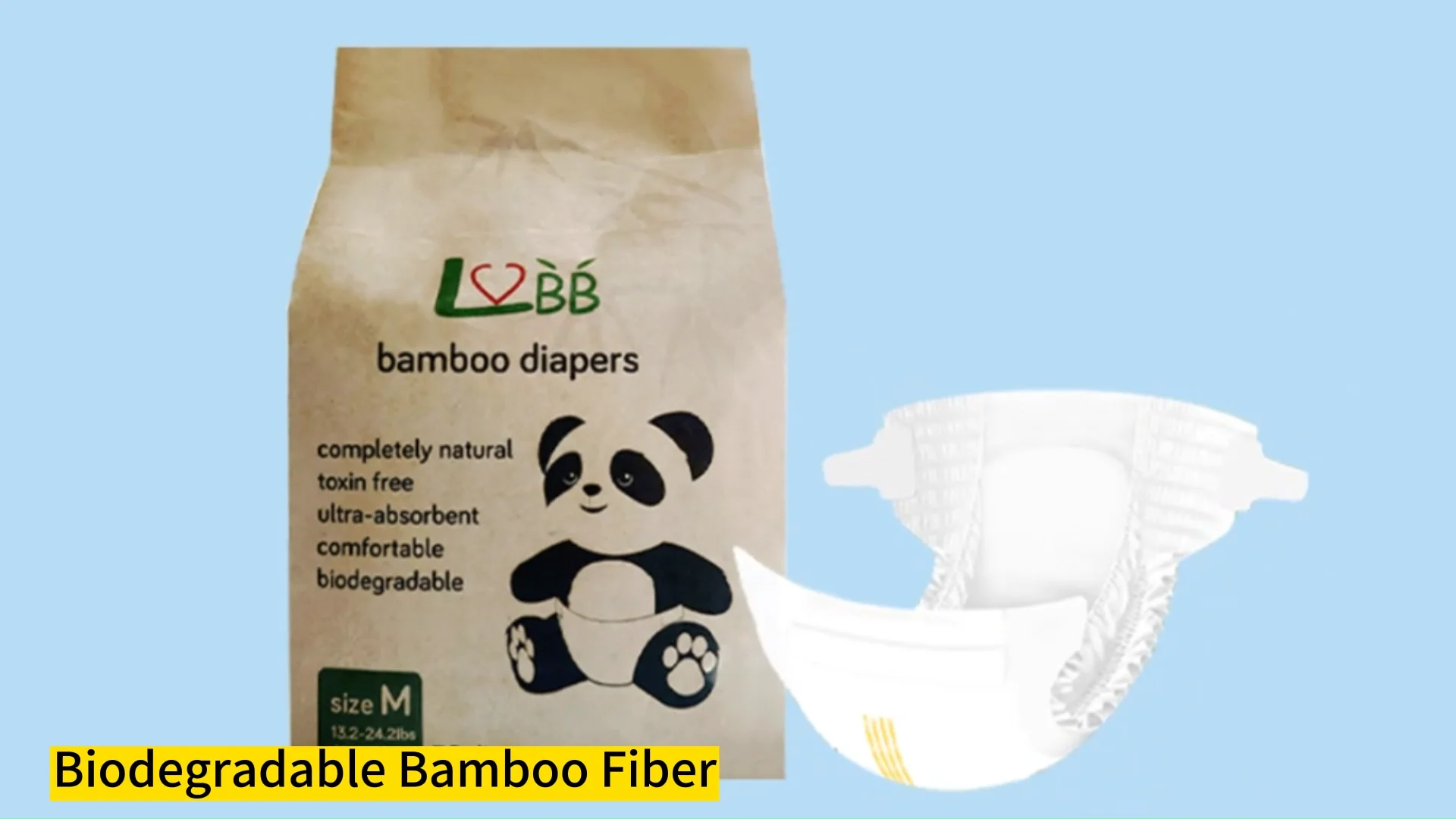 Oem A Grade Premium Biodegradable Bamboo Diapers Disposable Baby ...