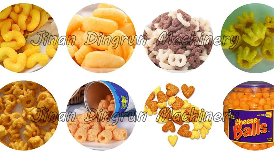 Automatic Puffed Corn Rice Maize Snack Extrusion Puffing Snacks Food ...