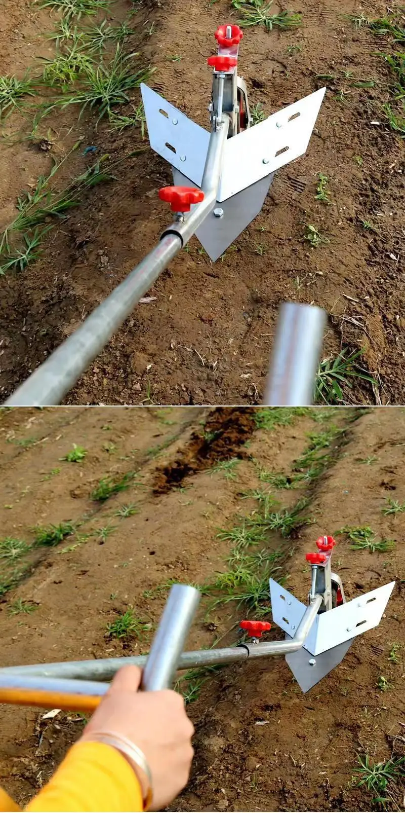 Manual Hand Tiller - Easy Soil Loosening for Farms