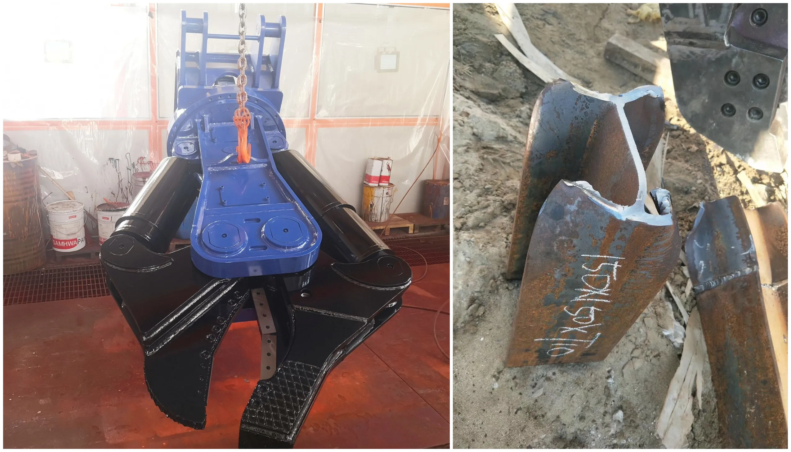 Mechanical Rotation Hydraulic Shear For Mini 3ton 4ton 5ton Excavator ...