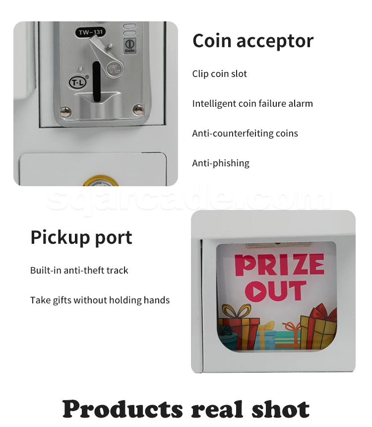 Mini Claw Machine - Luxury Kids Coin Operated Arcade Toy