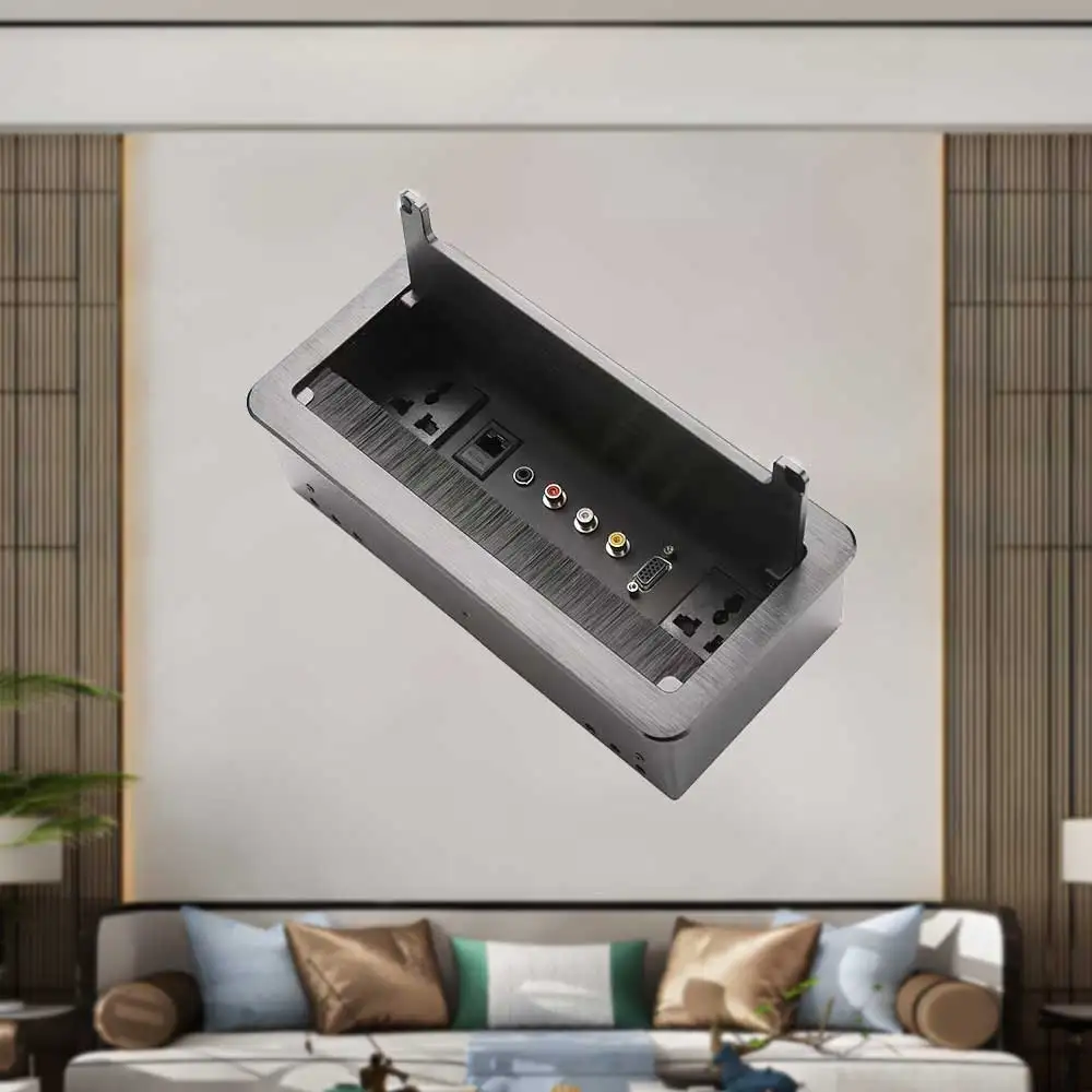 Oswell Wall Track Socket Embedded Orbital Eu Movable Modular Power Rail ...