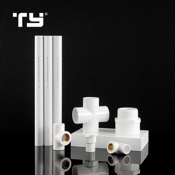 Piting Pipa Pvc Upvc Pn10 Iso 1452 Standar Gb Tee Silang Untuk Suplai ...