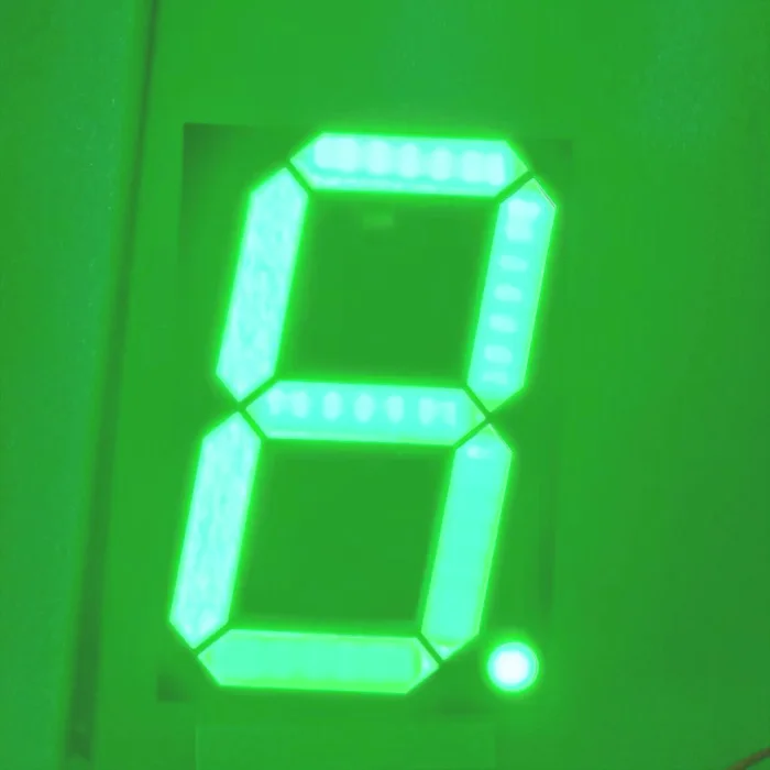 6 Inch 7 Segment LED Display - Super Red, 50000 Hours Lifespan