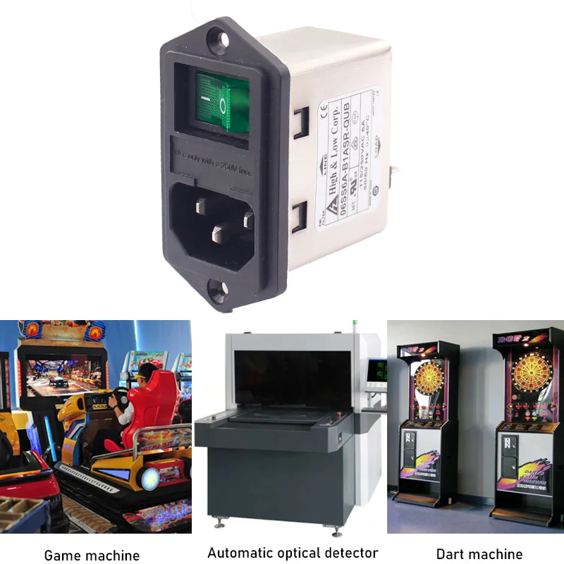 Mini-version Power Inlet Module with EMI Filter & Switch