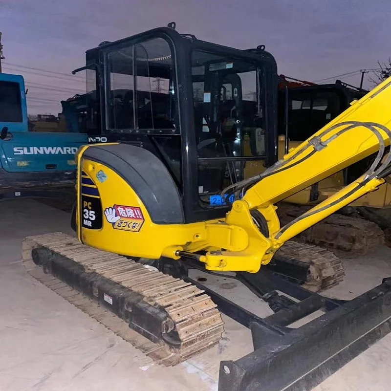 used komatsu pc35 micro japanese excavator second hand machine used excavator 3.5ton komatsu ...