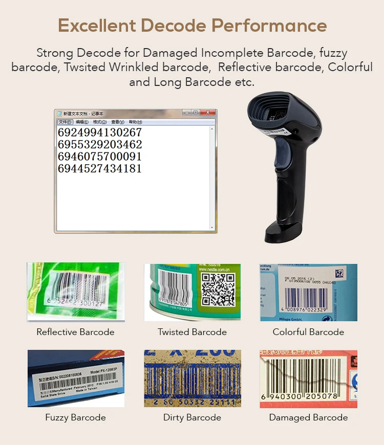 Fast Scanning Industrial Tablet Barcode Qr Code Pda Rugged Handheld ...