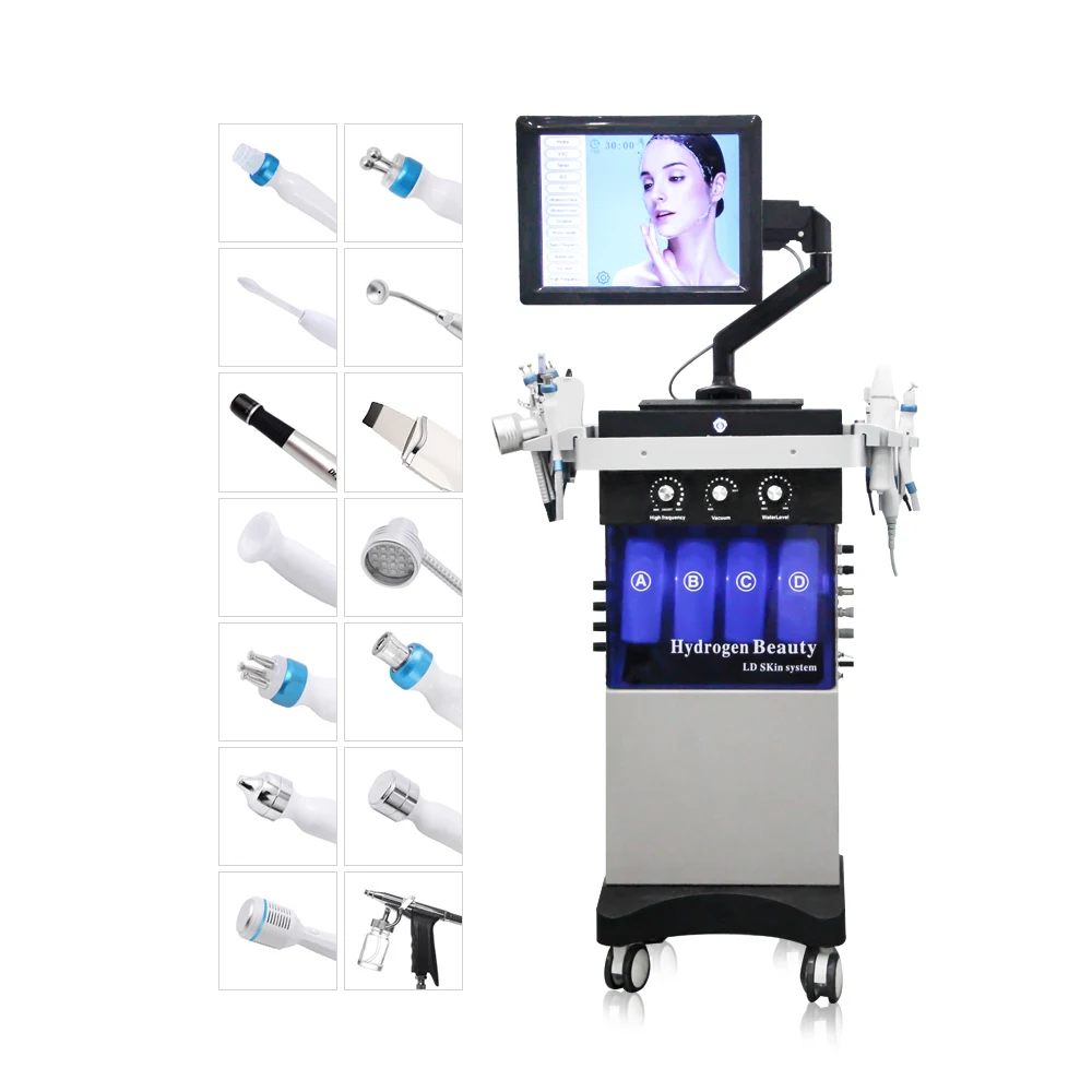2024 Newest 14 in 1 Hydra Microderma brasion Facial Machine Hydro Aqua ...