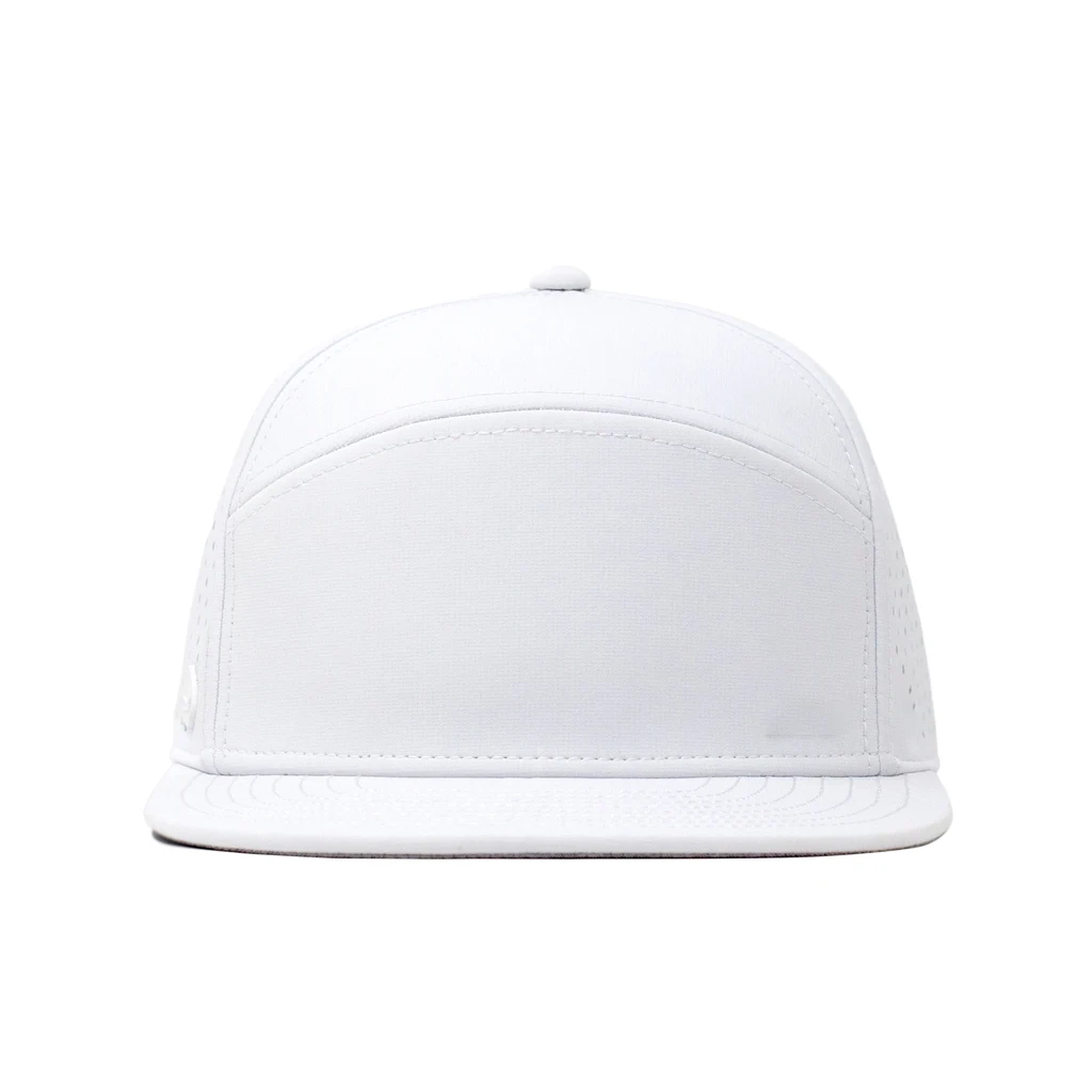 7 Panel Hat Snapback Laser Cut Perforated Snapback Cap With Rubber ...