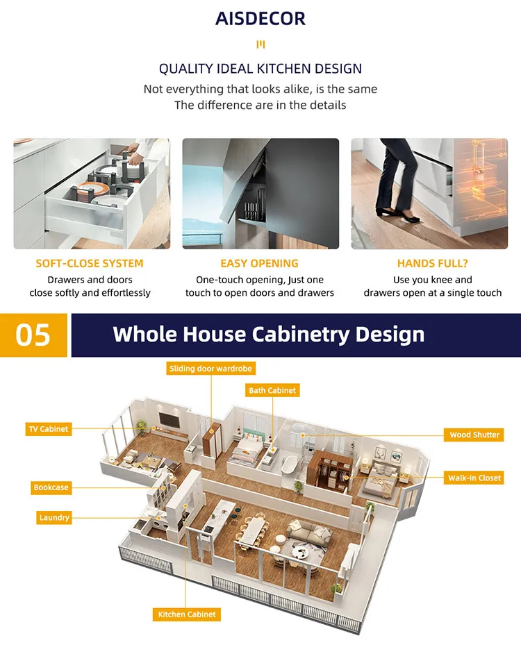 Modular High Quality Inbuilt Designs Small Furniture Whole Set Modern ...