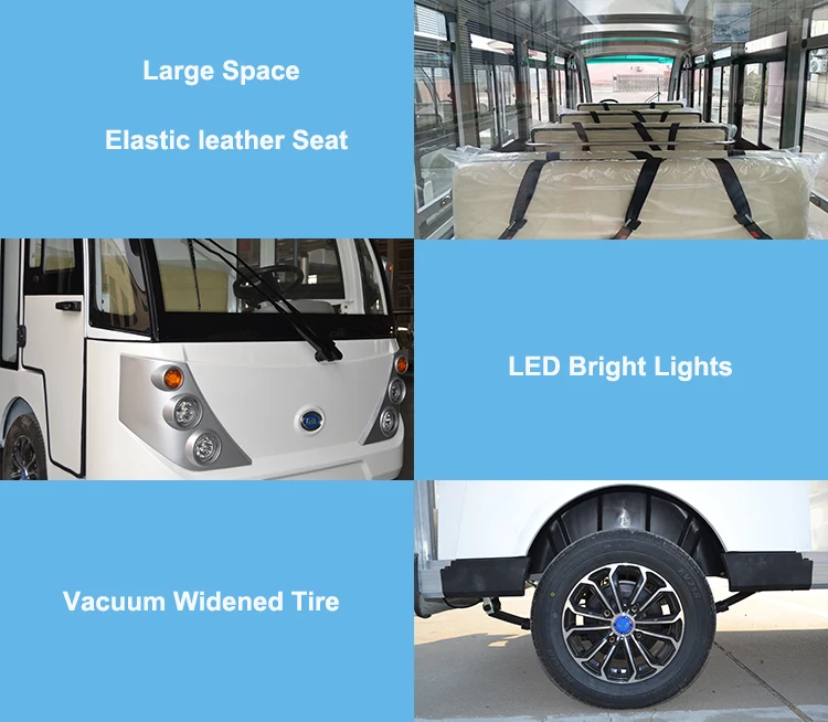 golf new energy battery powered shuttle bus j tour happy touring car ac ...