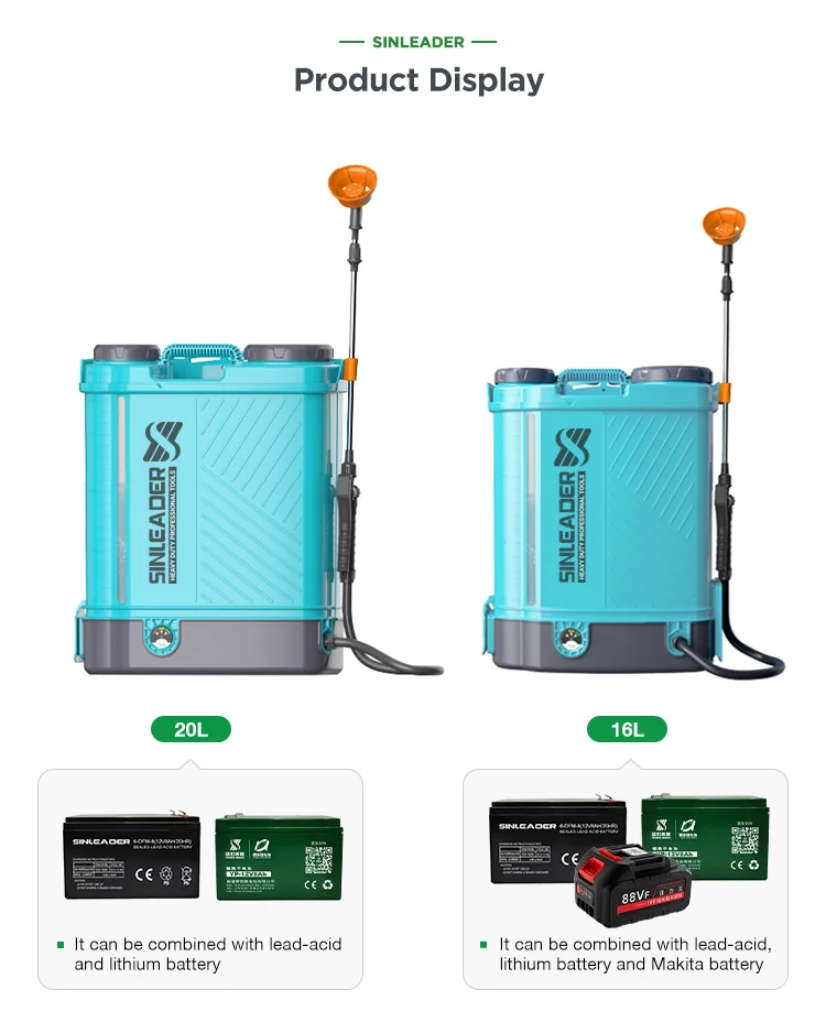 16L Professional Electric Backpack Sprayers for Agriculture