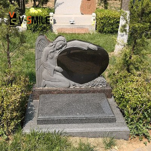 Beautiful White Marble Angel Headstone Memorial Bench Tombstone ...