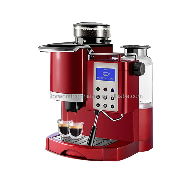 Automatic Espresso Coffee Vending Machine All-in-one Coffee Machine With Grinder Hot Milk Coffee ...