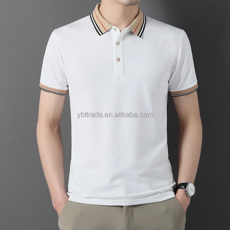 Wholesale 100% Cotton Men's Polo Shirt Embroidery Logo Men Polo Luxury ...