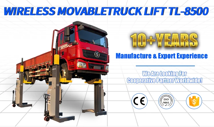 72,000-lb. Capacity Mobile Column Truck Car Lift for Commercial Heavy ...